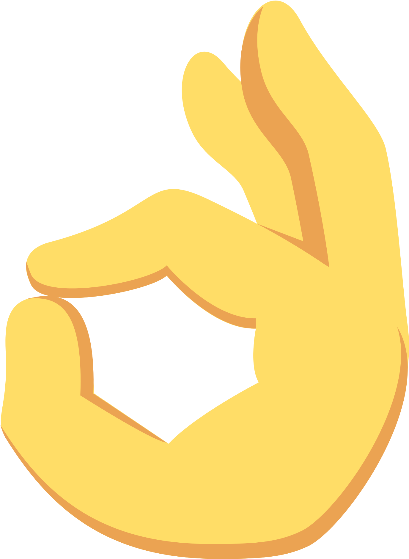 File - Emojione 1f44c - Svg - Ok Hand Emoji Png (1024x1024), Png Download