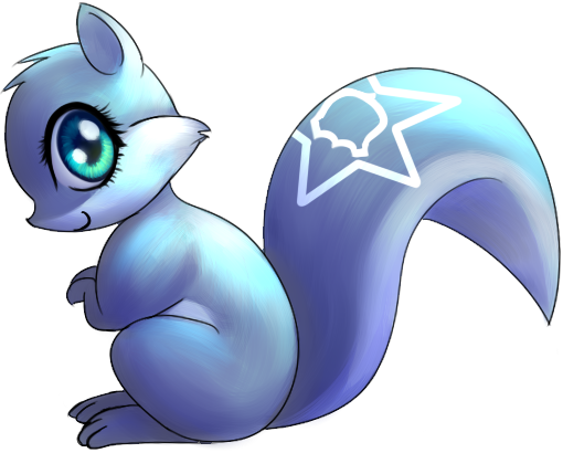 Blue Squirrel - Wiki (510x410), Png Download