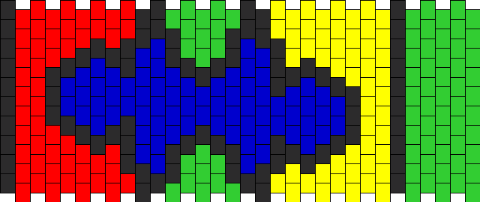 Puzzle Piece For Autism Kandi Pattern - Marvin The Martian Perler Beads ...