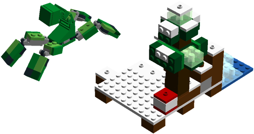 Download 1 / - Lego Minecraft Mutant Creeper | Transparent PNG Download ...