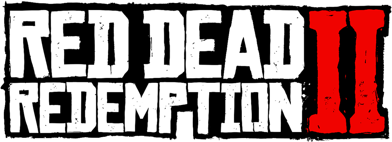 Red Dead Redemption - Red Dead Redemption 2 Logo (1551x614), Png Download