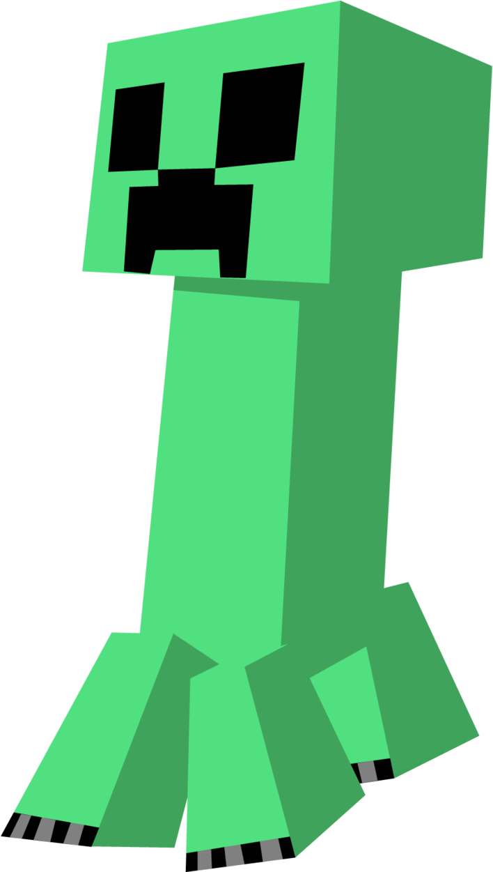 Minecraft Creeper - Minecraft (721x1250), Png Download