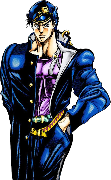 jotaro Kujo stardust Crusaders jojo's Bizarre Adventure transparent my - One Punch Man (451x731 ...