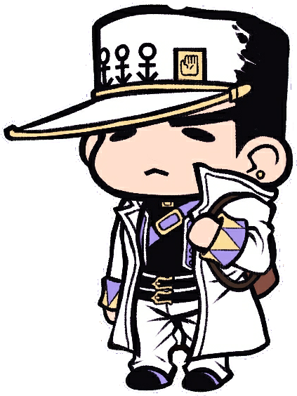 #jotaro Kujo #chibi #jjba - Chibi Jotaro Part 4 (445x627), Png Download