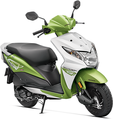New Honda Dio Green White Shades - Honda Dio Green And White (600x463 ...