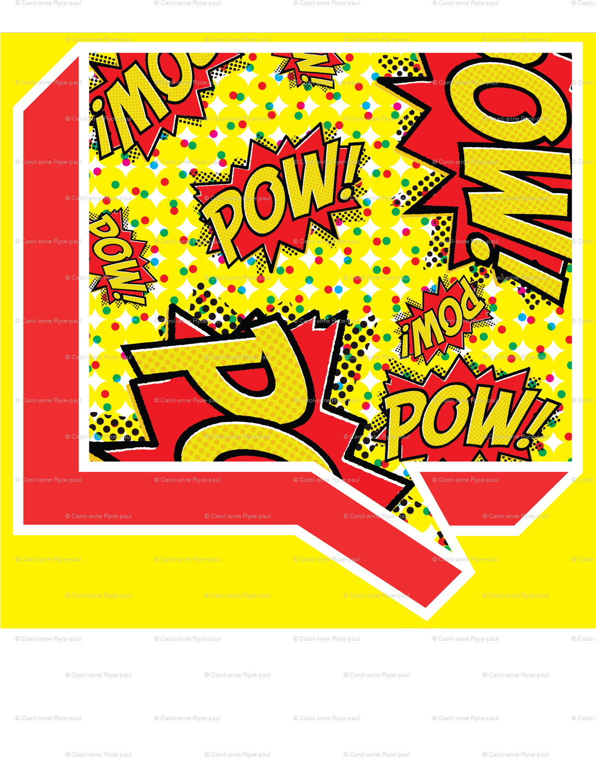 Comic In Blurb - Comic Book Pow (1199x1567), Png Download