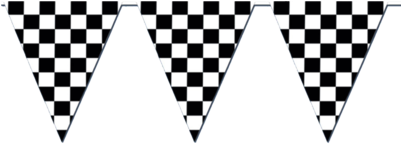 Nascar Sprint Cup - Checkered Flag Banner Png (400x400), Png Download