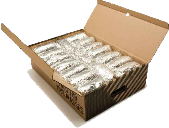 Download Chipotle Burrito Box | Transparent PNG Download | SeekPNG
