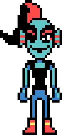 Undyne - Undyne Pixel Art (550x600), Png Download