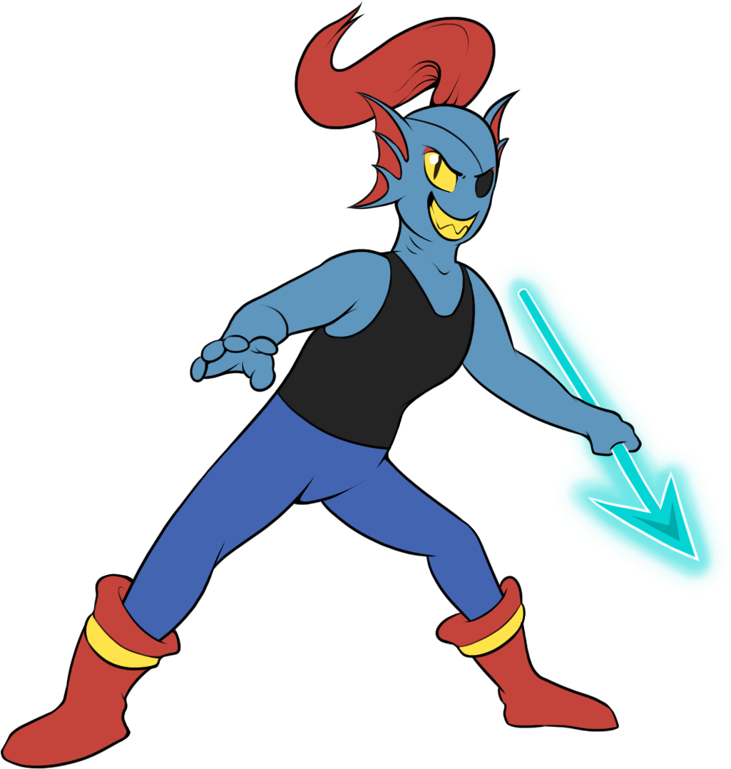 Undyne By Bluerocketmouse - Art (1066x1112), Png Download