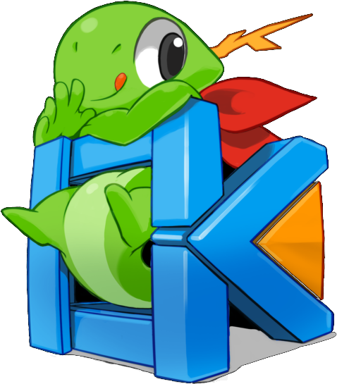 Download 848px Mascot 20140702 Konqui Framework 1 - Kde Frameworks ...