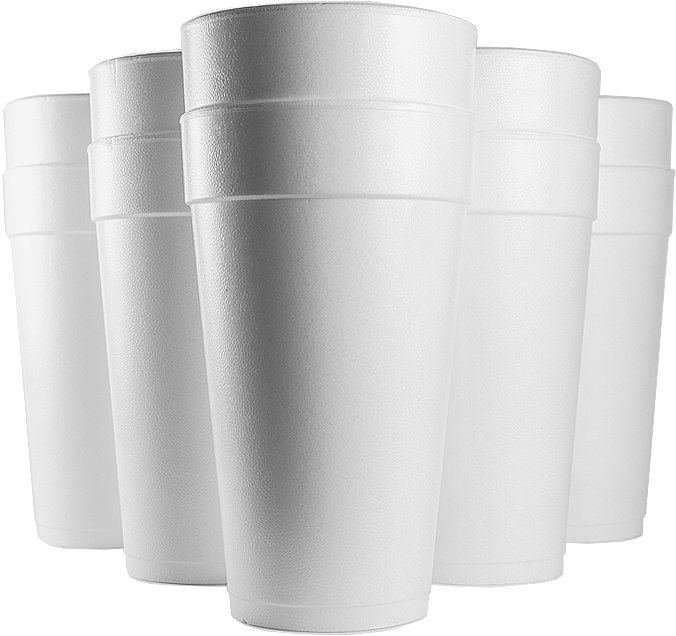 Laza Gallery Store - Styrofoam Double Cup (360x480), Png Download