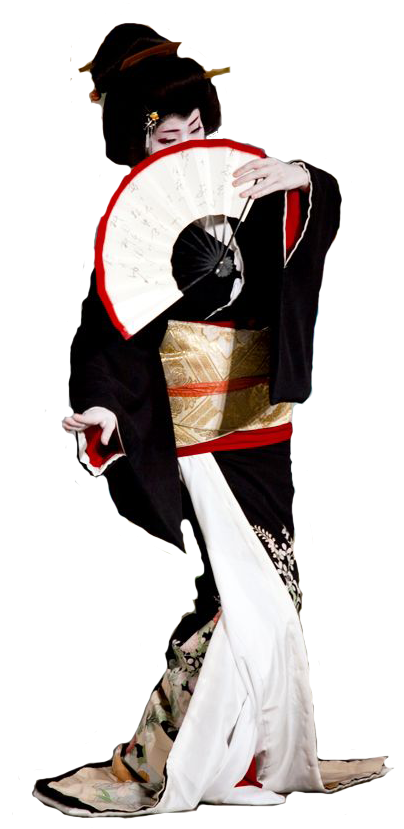 Japanese Transparent Geisha - Japanese Culture Transparent (478x836 ...