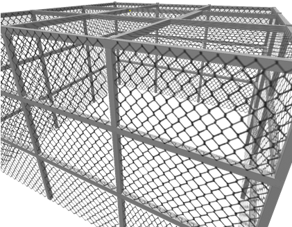 Banner Free Library Cage Transparent Cell - Hell In A Cell Png (420x420 ...