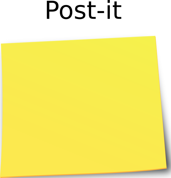 Post It Note Png - Post It Note Animated Gif (576x600), Png Download