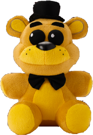 Svg Transparent Library Golden Freddy Plush Png By - Fnaf Golden Freddy ...