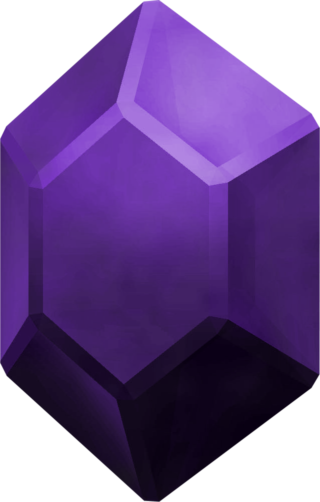 Purplerupee - Legend Of Zelda Purple Rupee (640x1003), Png Download