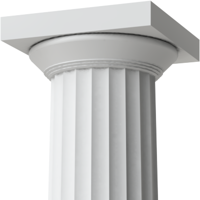 Greek Doric Column (395x395), Png Download