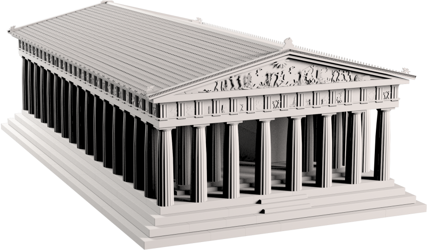 Download Parthenon 3d Model - Parthenon 3d | Transparent PNG Download ...
