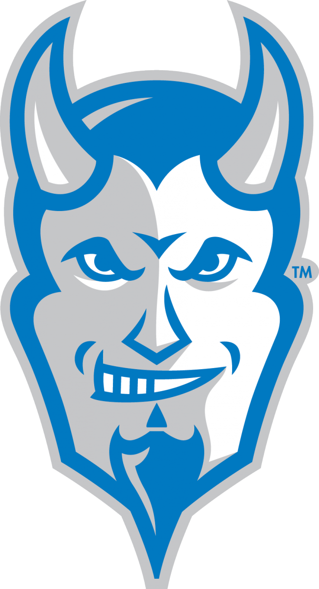 File - Lawrence Tech Blue Devil (650x1200), Png Download