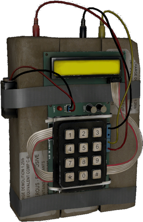 Bomb Transparent Cs Go - Counter Strike C4 (566x782), Png Download