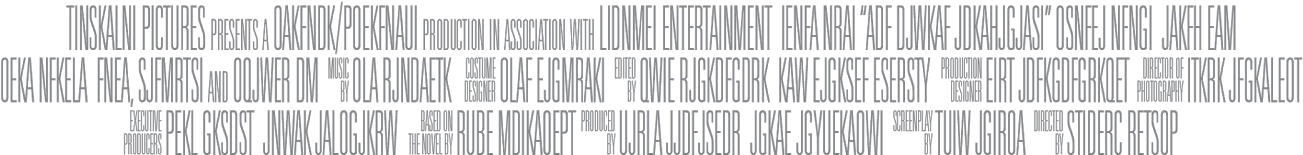 Download Movie Credits Png - Movie Poster Text Png | Transparent PNG ...