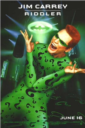 Movie Posters - Batman Forever Riddler (530x530), Png Download