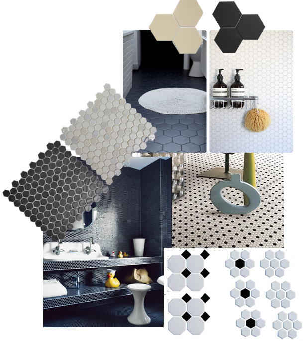 Hexagon Title - Tile (613x685), Png Download