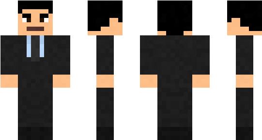 Minecraft Skin Michaelscott - Mithzan Minecraft Skin (600x348), Png ...