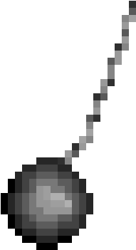 Wrecking Ball - Minecraft Fireball (360x480), Png Download