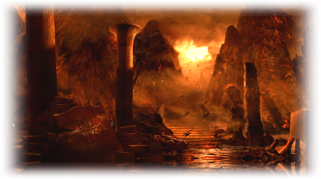 Castle On Fire Background (1100x613), Png Download