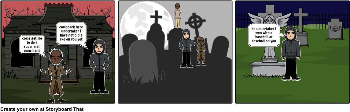 Rko To Undertaker - Cartoon (1164x385), Png Download