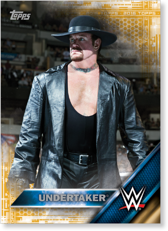 Download Undertaker - Ww 2016 Card Undertaker Gold | Transparent PNG ...