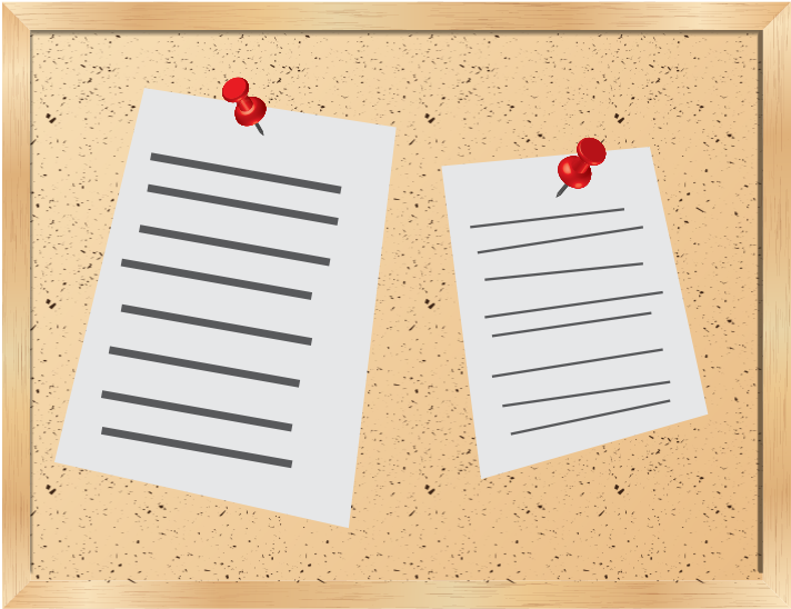 Bulletin Board (800x621), Png Download