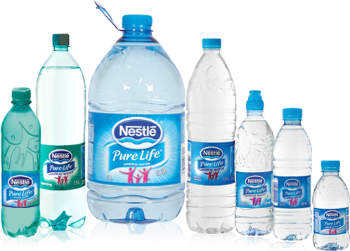 Nestle Pure Life Png (523x382), Png Download