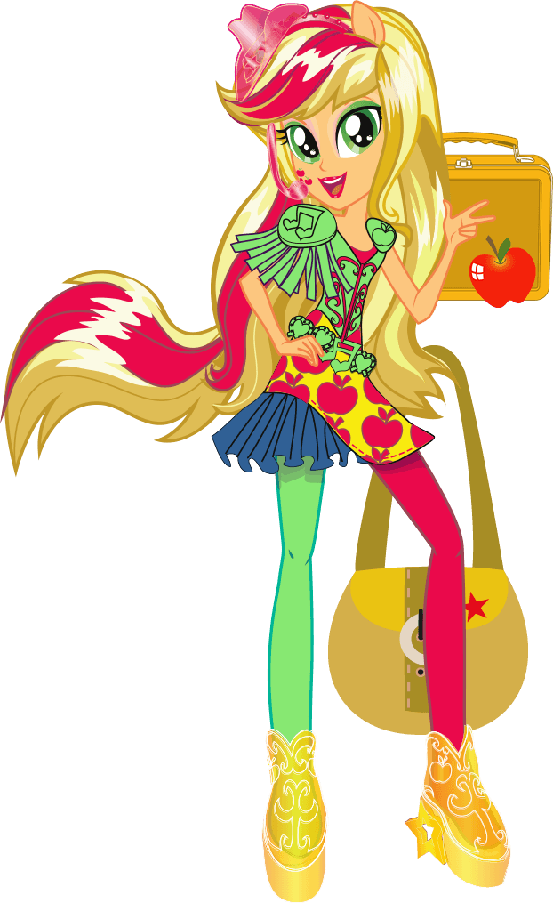 Applejack Rainbow Rocks Character Bio Art - Equestria Girls Rainbow ...