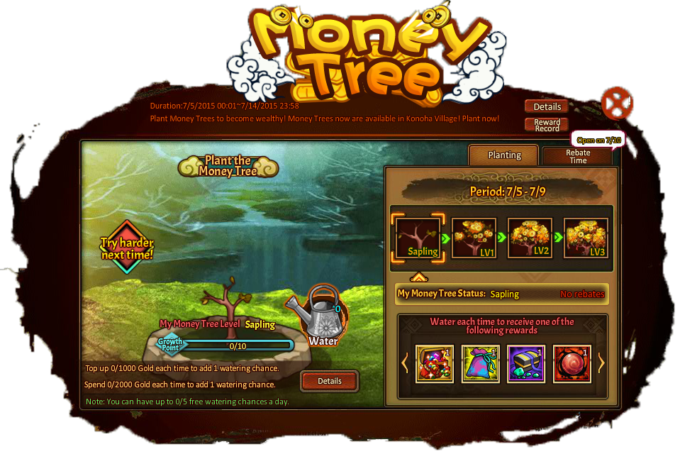 Money Tree Grid - Unlimited Ninja Money Tree (959x640), Png Download