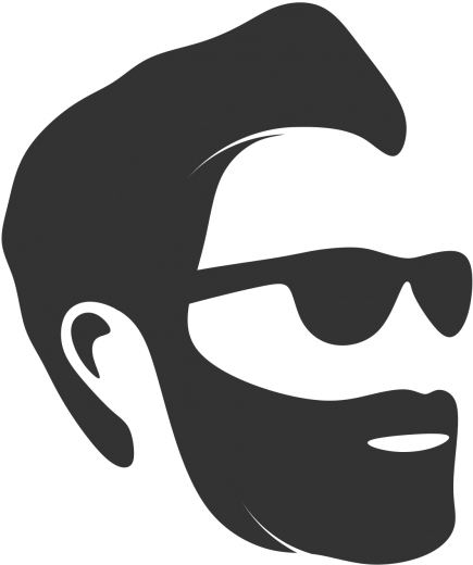 Man Face Logo - Men Face Logo Design (820x820), Png Download