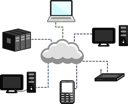 Computer Networking - Computer Networking Png (450x366), Png Download