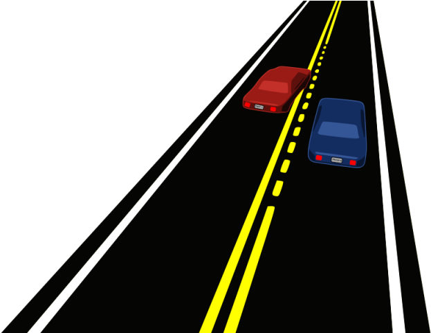 Street Clipart Straight Path - Road With Cars Clipart (640x480), Png ...