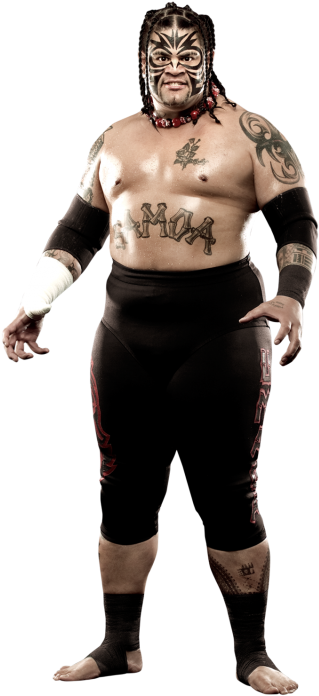 Rusev Vs Umaga - Umaga Png (320x728), Png Download
