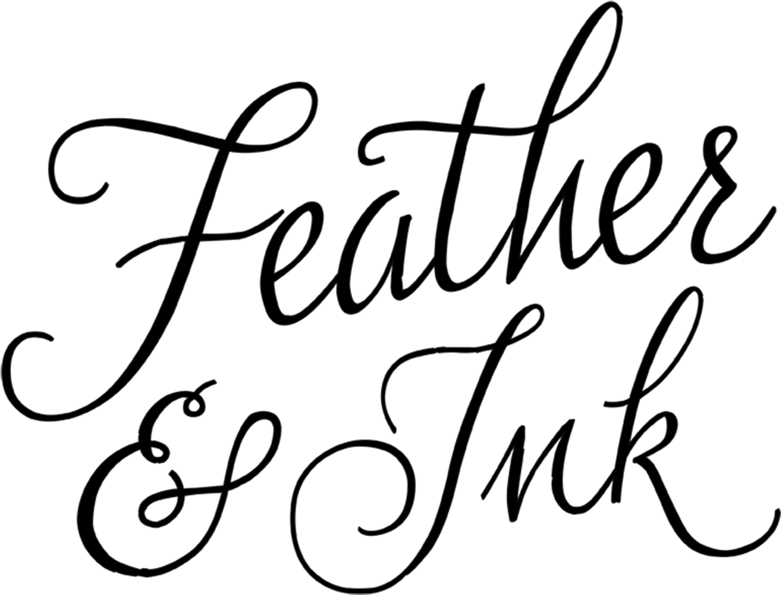 The Feather & Ink - Feather Font (1715x1408), Png Download