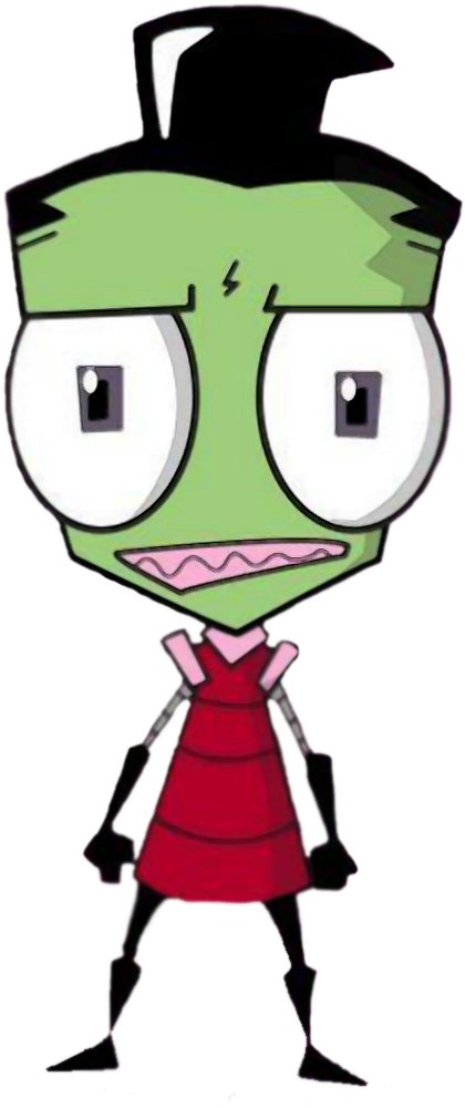 Invader Zim - Zim And Gir (1100x1100), Png Download