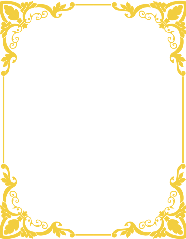 We Are Open - Border Design For School Project (616x792), Png Download