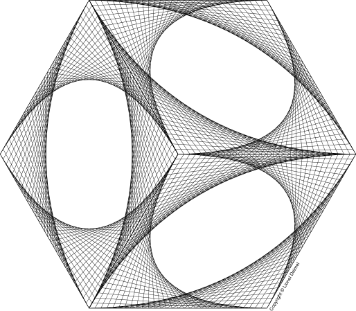 Curve Stitch Isometric Cube - Mathematical Patterns And Designs ...