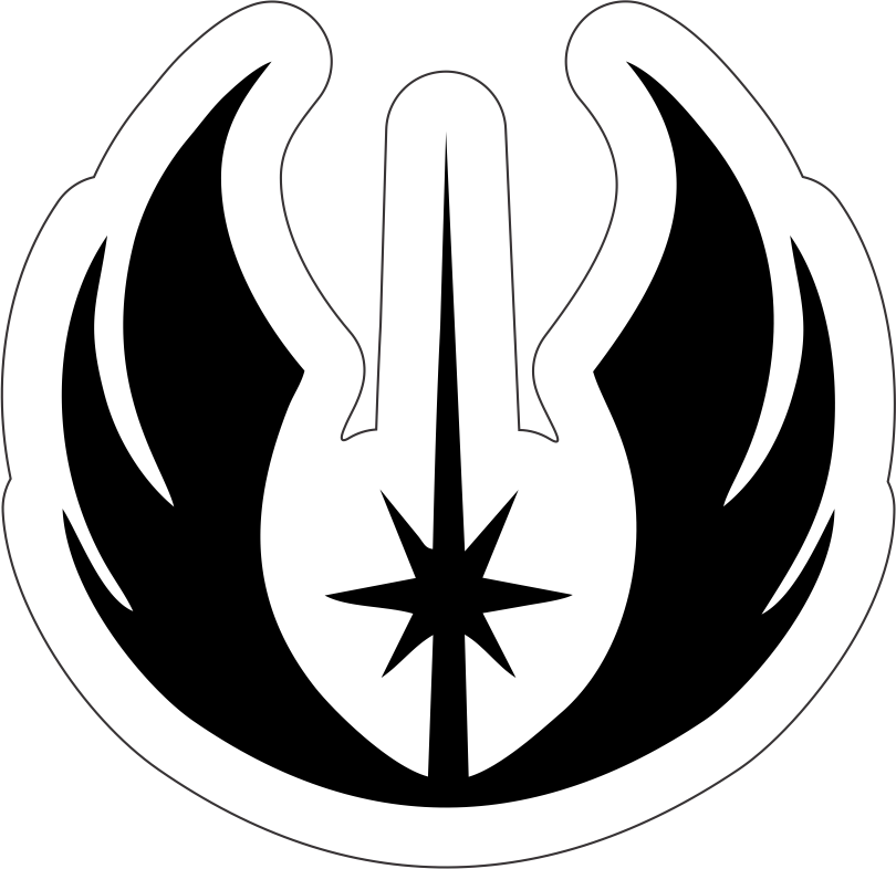 Star Wars Jedi - Jedi Symbol (810x786), Png Download