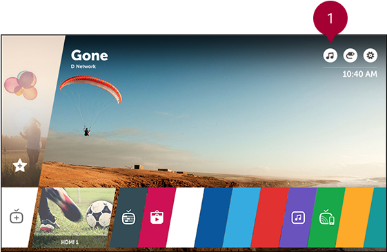 Get Know Tv - Lg Smart Tv Icons (581x418), Png Download