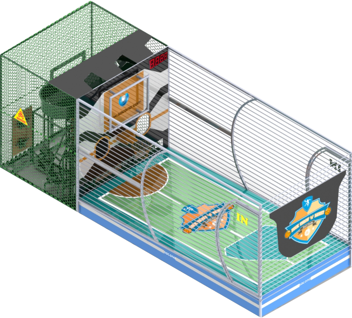 Duck Throw & Basket Ball Game Comes With Three Types - Cage (688x621 ...