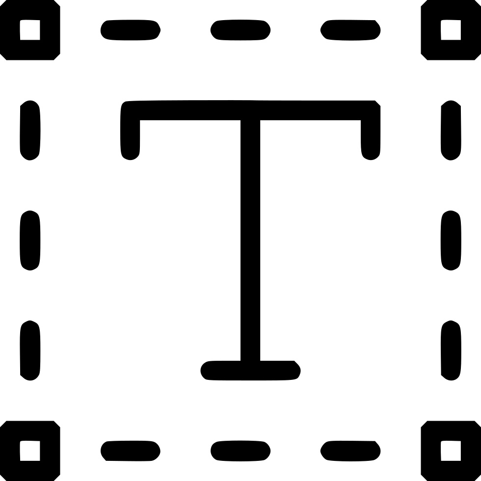 Text Box Svg Png Icon Free Download - Icon (980x980), Png Download