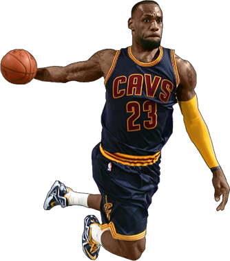 Lebron James - Cut Out Picture Of Lebron (334x380), Png Download